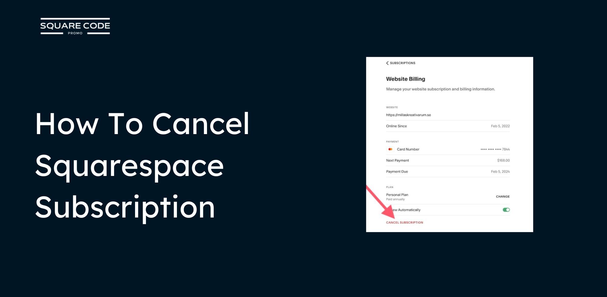 How To Cancel Squarespace Subscription (Easy Guide)